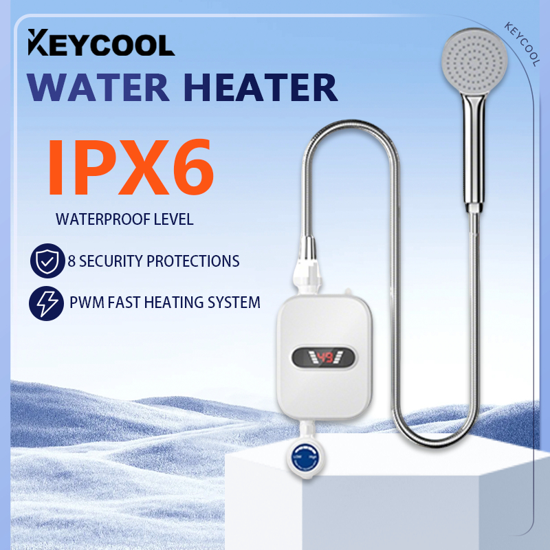 Keycool Water Heater Electric 220V LCD Touch Screen 6500W With ...