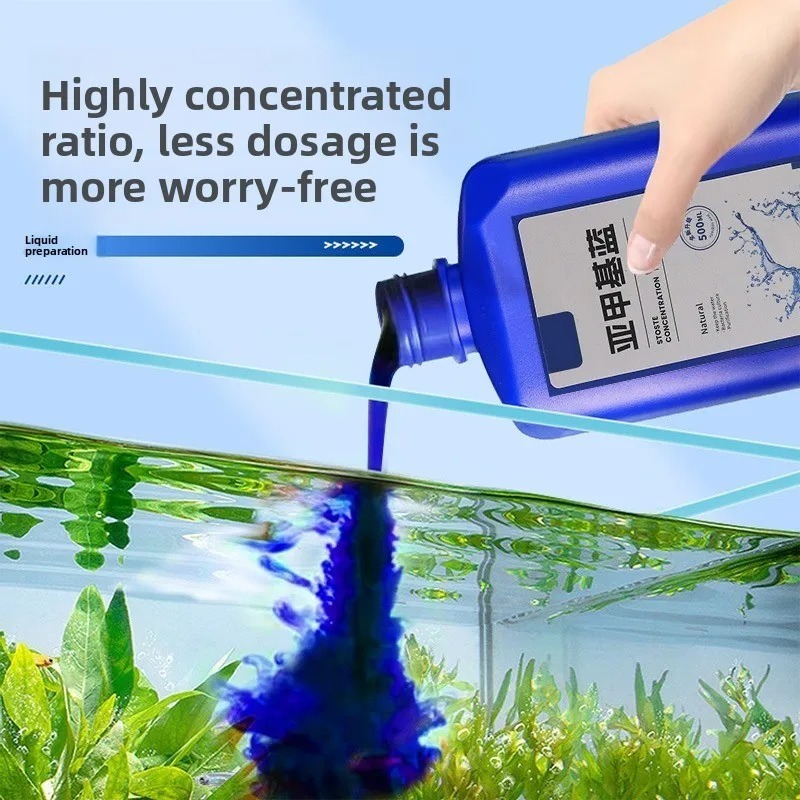 Methylene blue solution 1 liter Methylene Blue Fish Medication Aquarium ...
