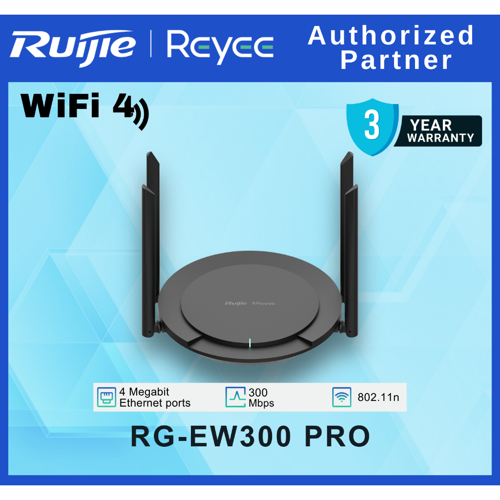 Ruijie RG-EW300 PRO 300Mbps Wireless Smart Router | Shopee Philippines