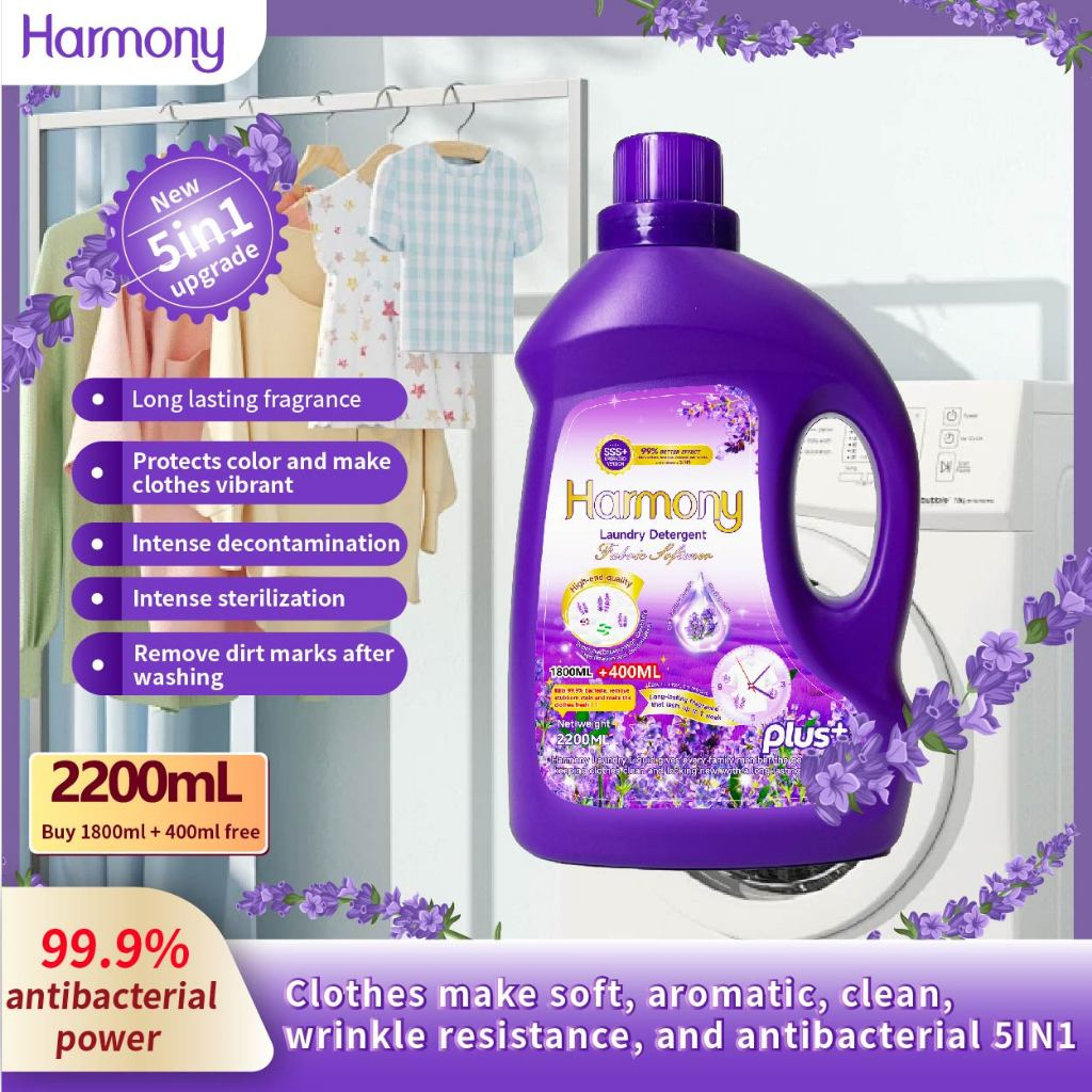 Harmony 5-in-1 Lavender-Scented Laundry Detergent 2200ML | Softener ...
