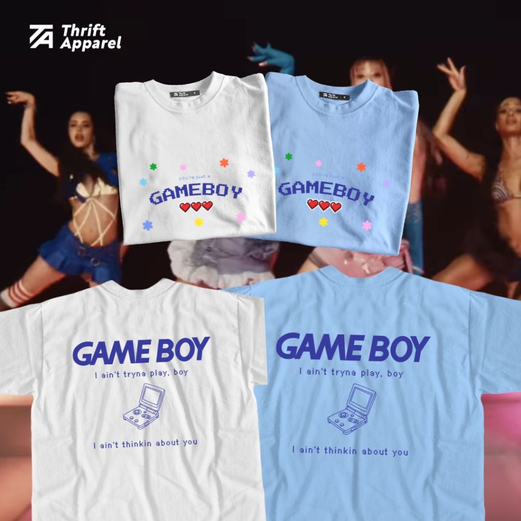 Just a Gameb0y | Thrift Apparel T-Shirt | Shopee Philippines