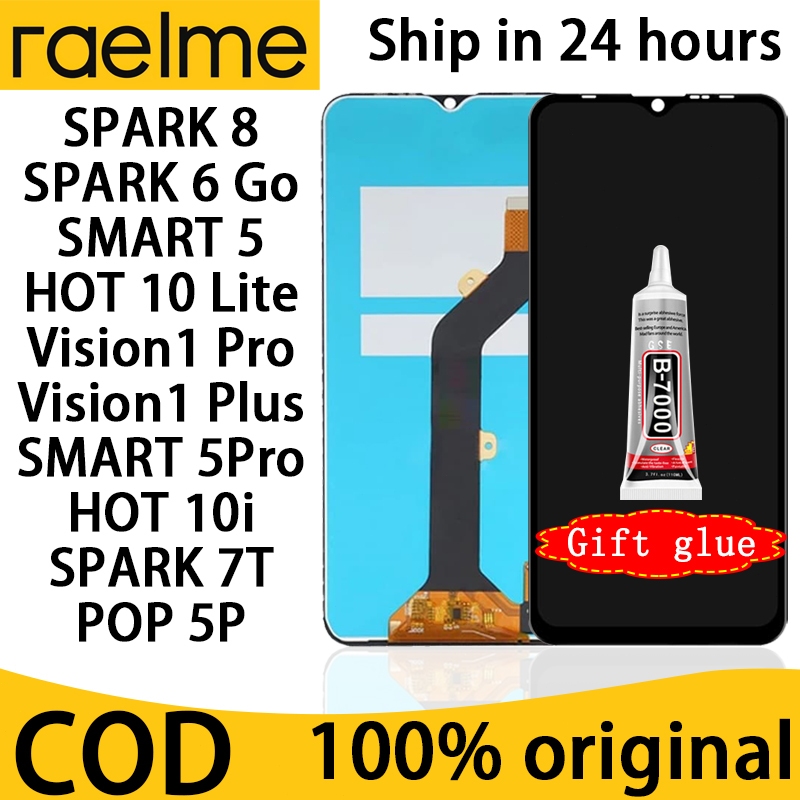 LCD FOR Infinix TECNO SPARK 8 7 6 Go SMART 5 T Pro HOT 10 Lite Itel S16 ...