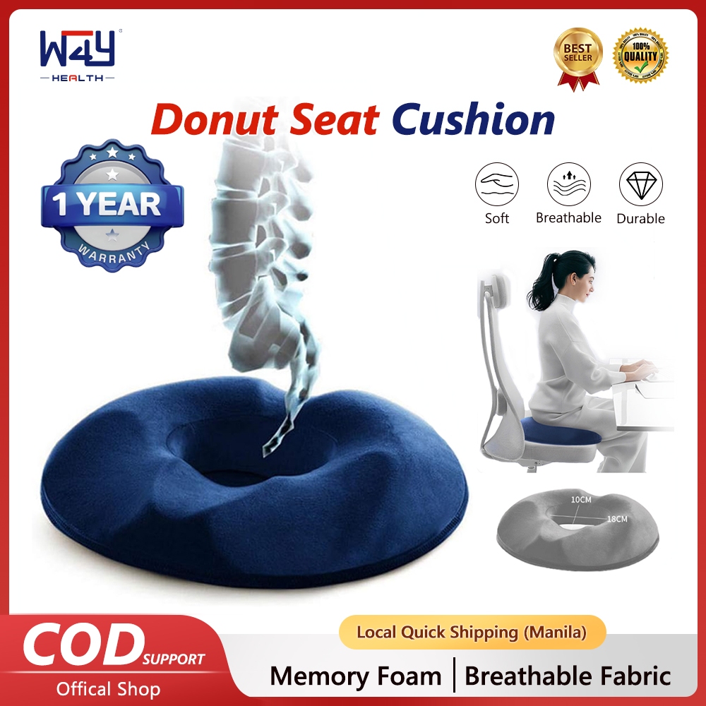 【W4Y】Donut Seat Cushion Memory Foam Seat Cushion Coccyx Orthopedic ...