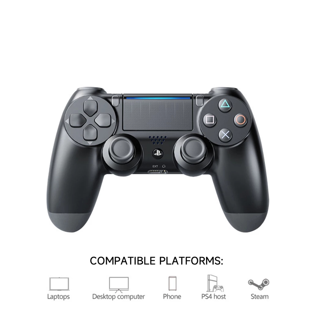 Zeus Wireless Controller - DualShock 4 Gamepad for PC P3 P4, Smooth ...