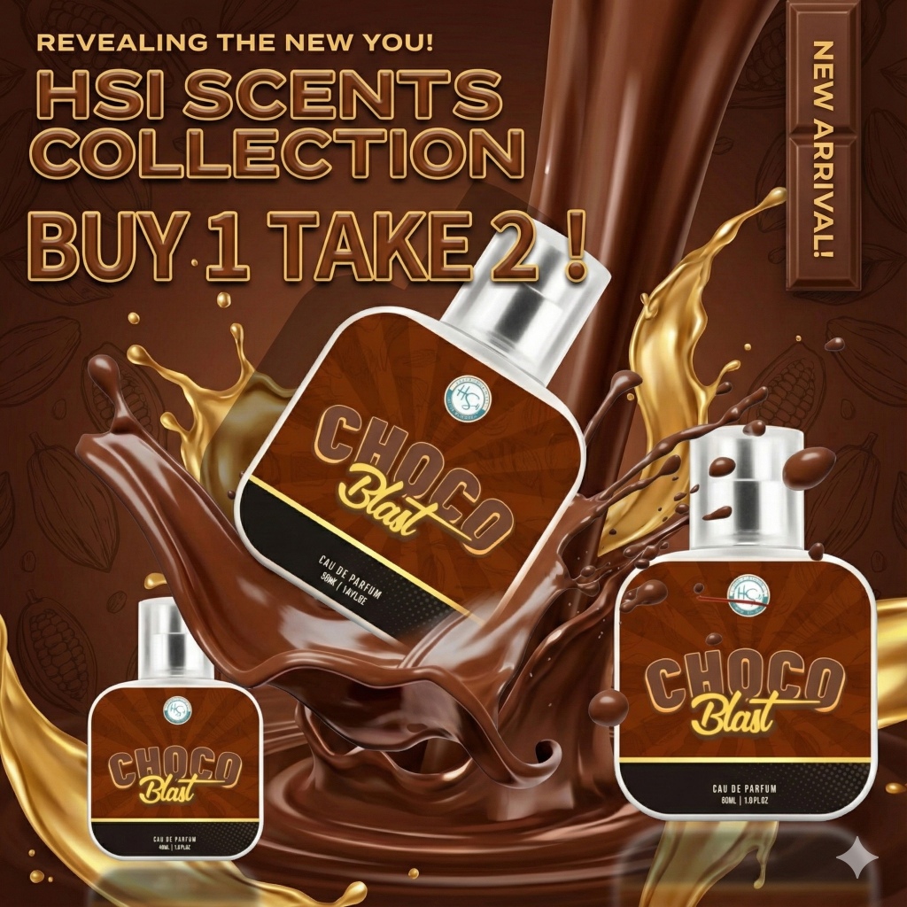BUY 1 TAKE 2 Choco Blast Perfume 60ml Premium Edition By HSI Scents ...