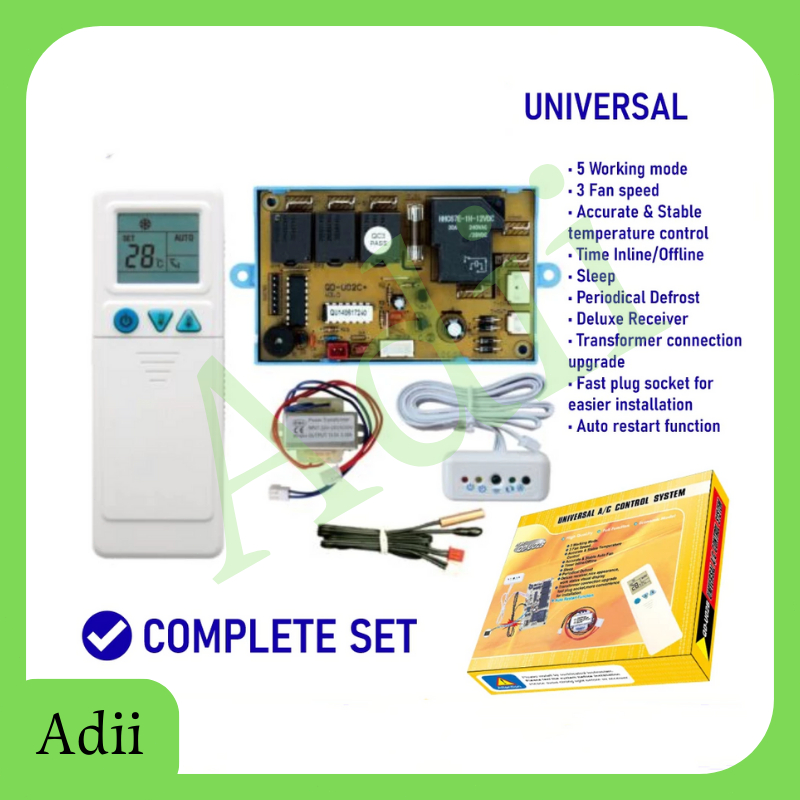 Aircon Universal PCB Board Aircon Control System With Remote Universal ...