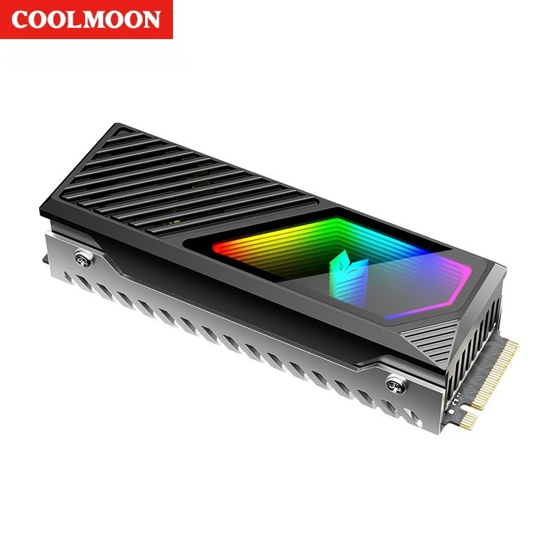 M2 SSD Heatsink for NVME 2280 Brass Cooling Fin Thermal Pad Computer PC ...