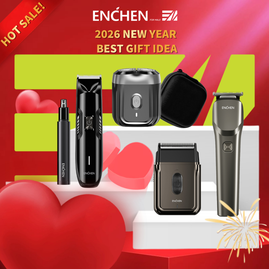 [New Year Gift Idea] ENCHEN Grooming Kit Bundle Set Serise Of Mini 6 ...