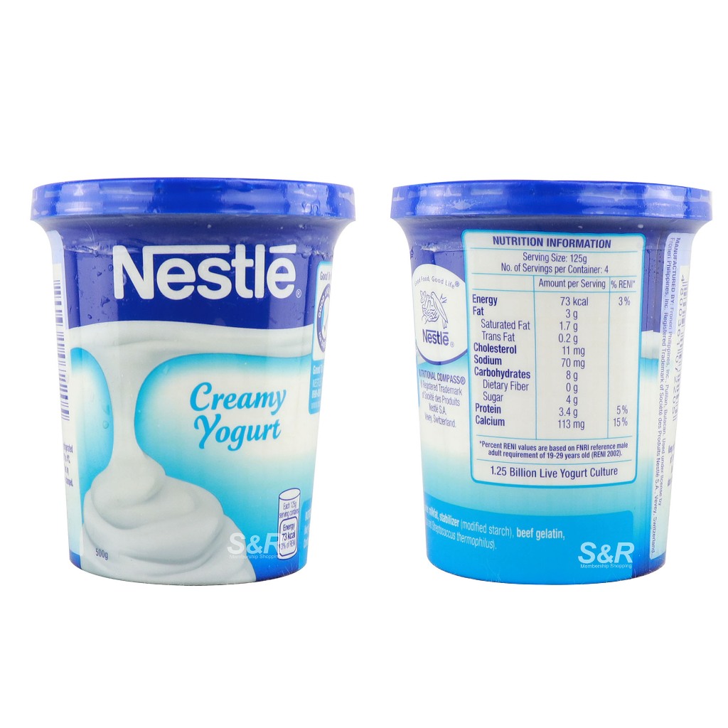 Nestle Creamy Yogurt 500g | Shopee Philippines