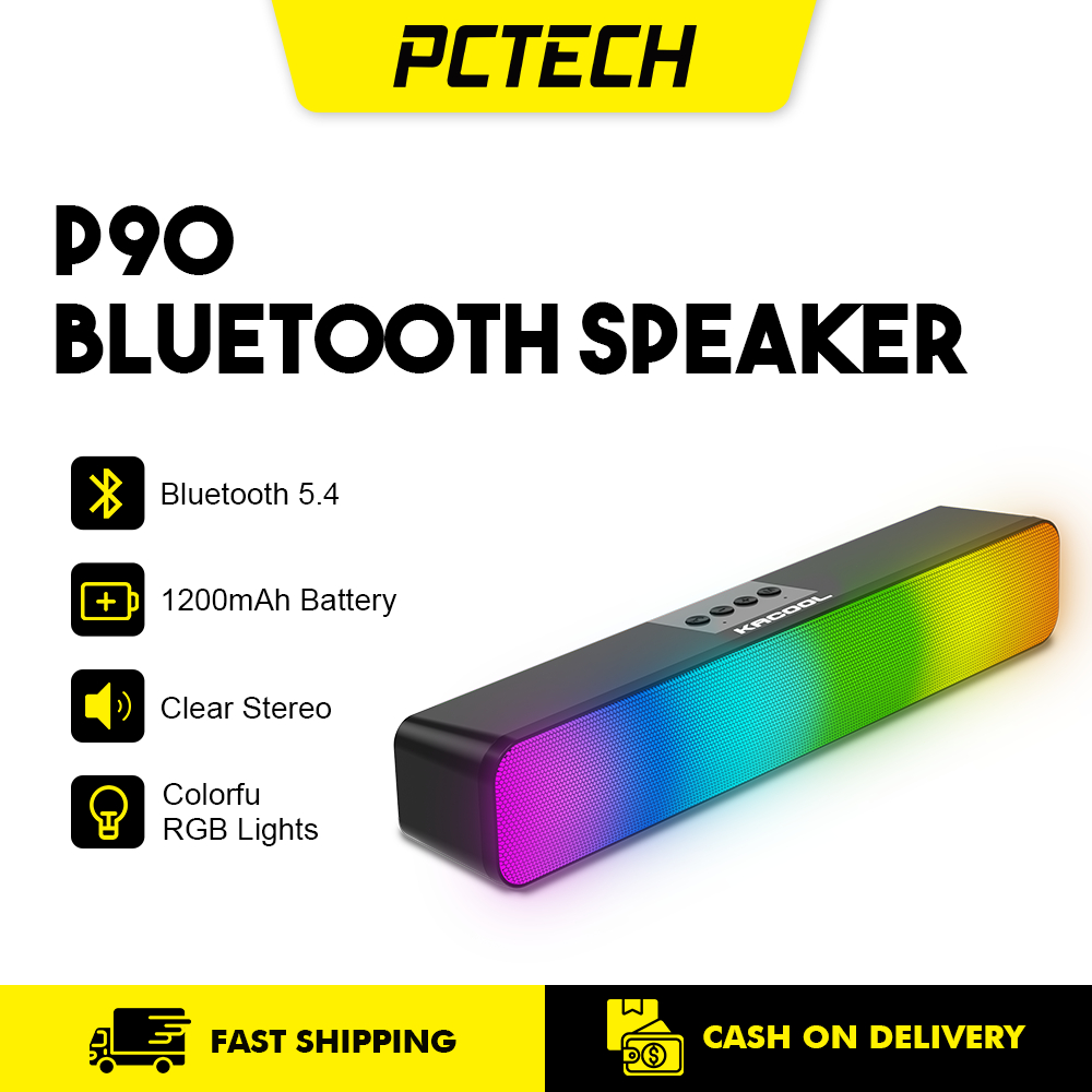 RRGB Soundbar Speaker Subwoofer Bass Stereo Wireless Bluetooth TV Sound ...