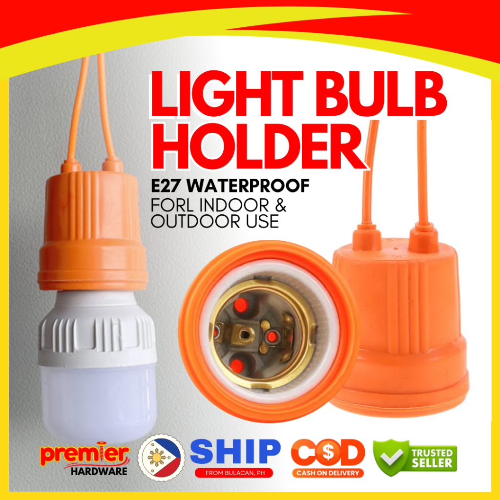 E27 Light Bulb Holder with Durable Ceramic and Plastic Material 250v ...