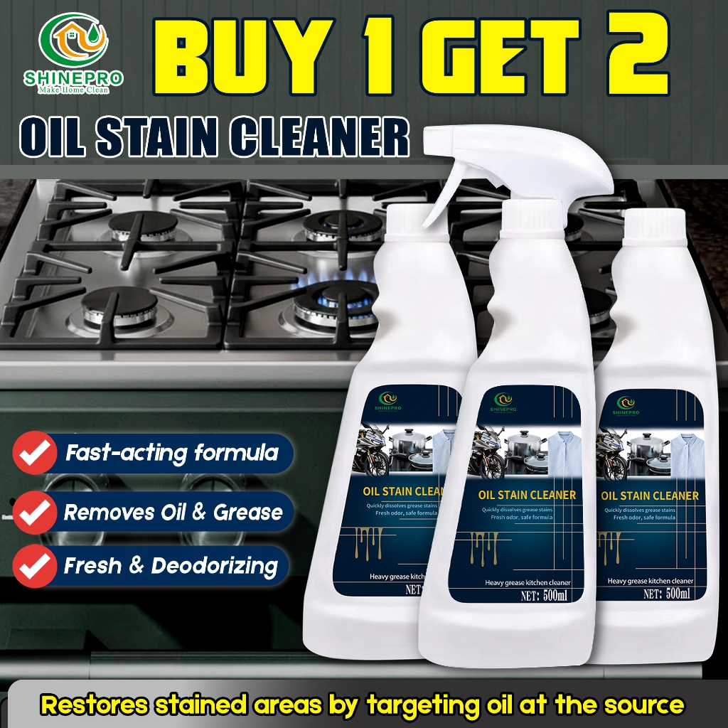 Buy1get 2 Oil Stain remover , kitchen grease cleaning, motor grease ...