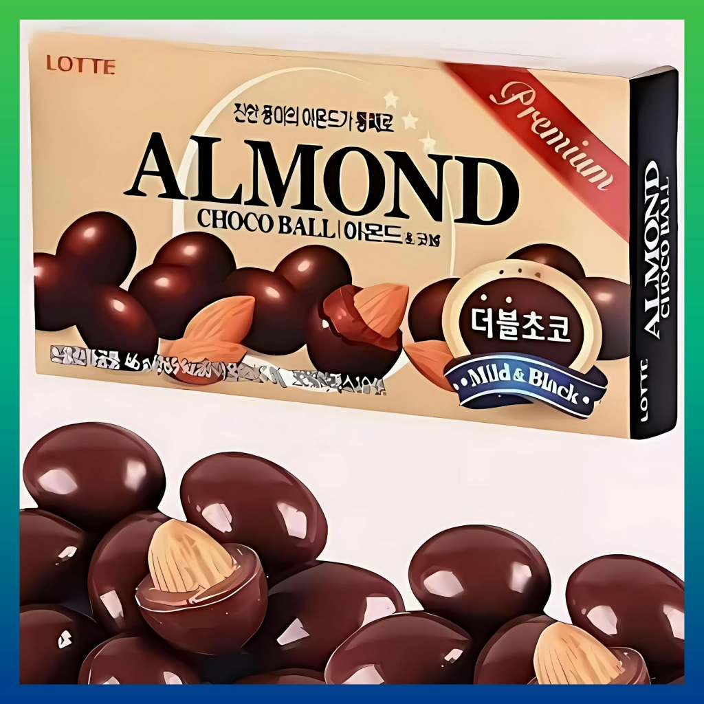 LOTTE ALMOND CHOCO BALLS 46g | Shopee Philippines