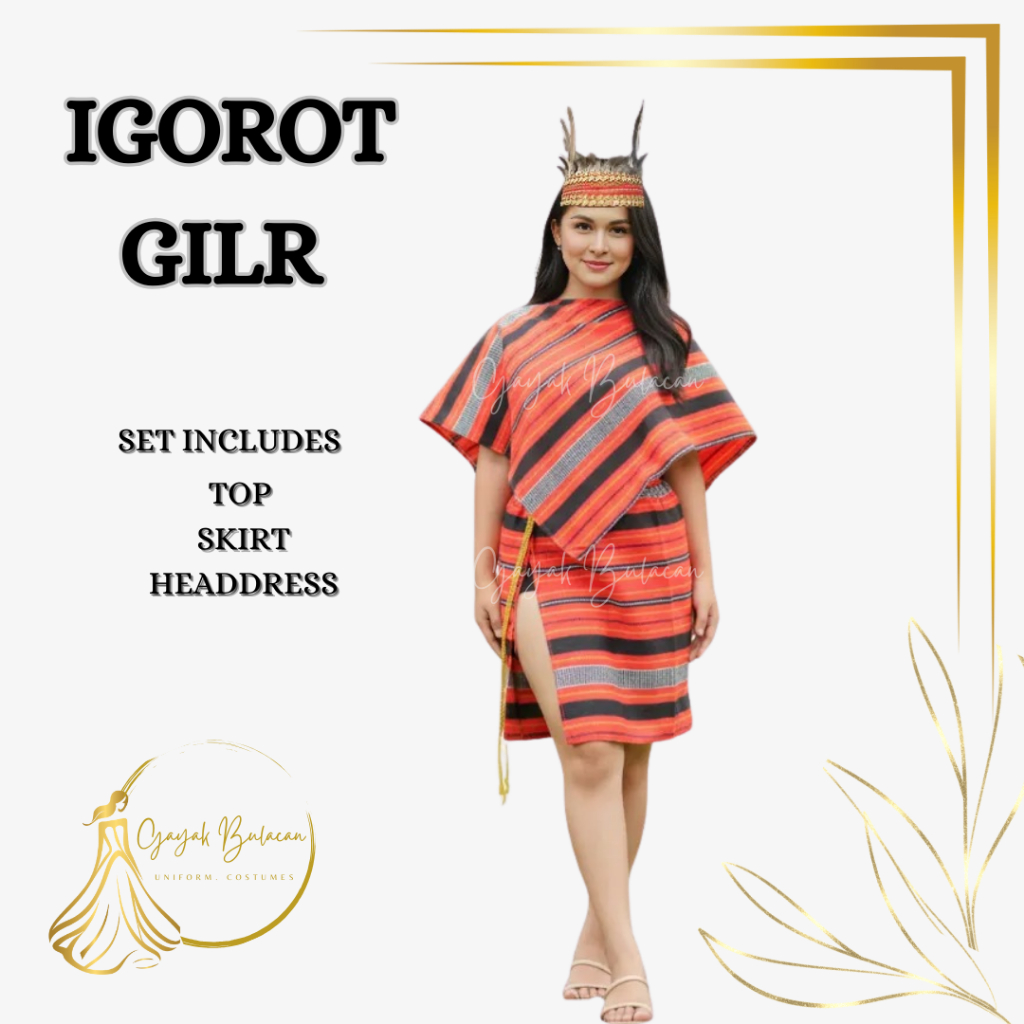 Gayak Bulacan Traditional Attire Igorot Costume for Girl and Boys ...