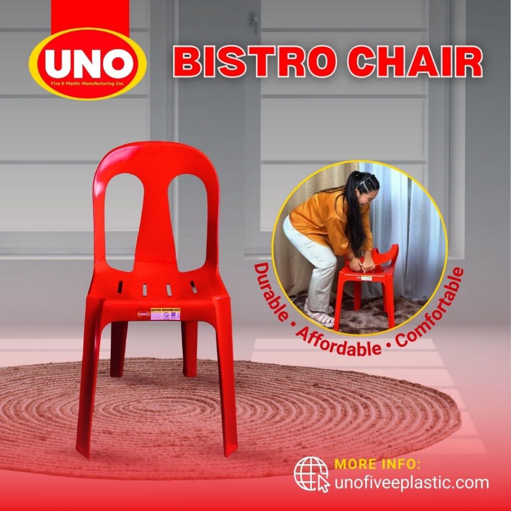 UNO Bistro chair (Plastic monoblock) | Shopee Philippines