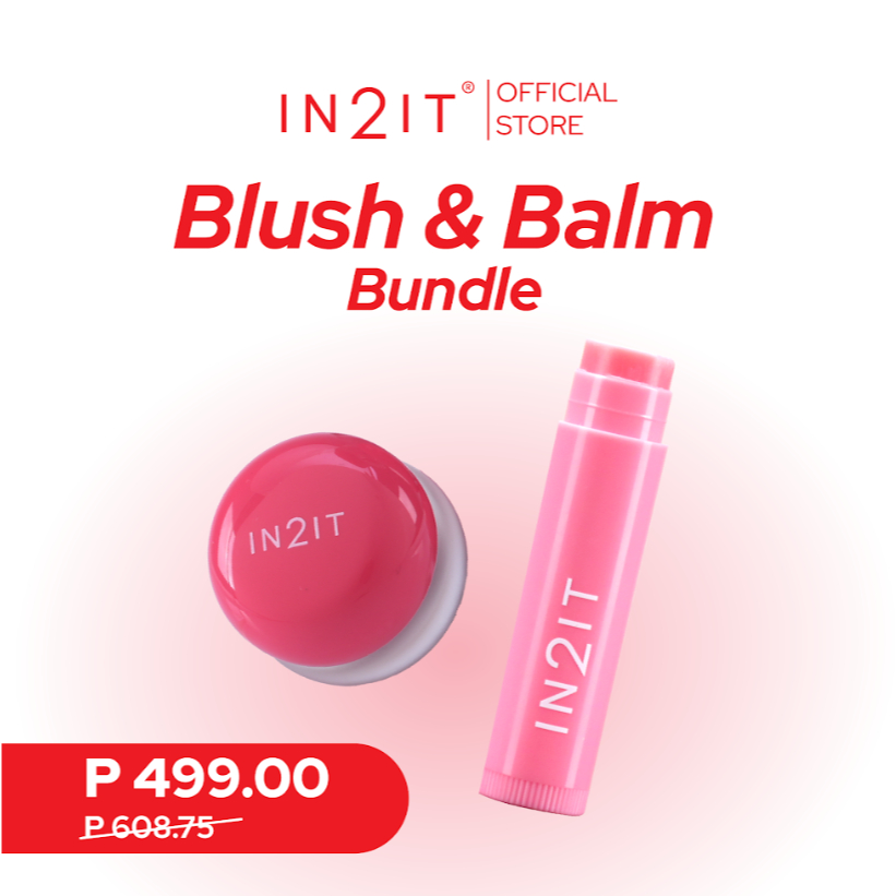IN2IT Blush & Balm Bundle (Marshmallow Blurry Pot+IN2IT Lip Balm 02-LT ...