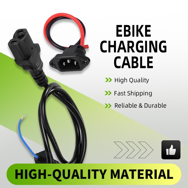Universal Battery Charging Plug - 3-Pin Vertical Socket Male/Female ...