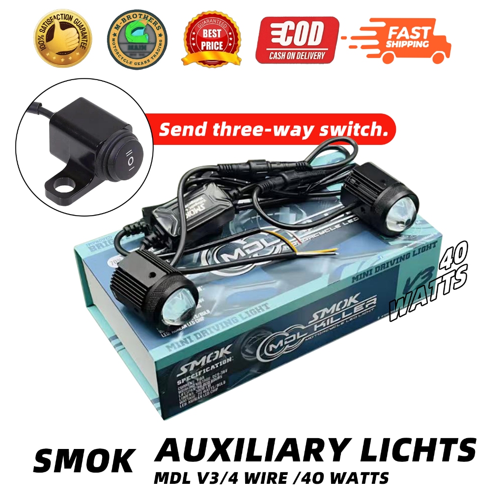 SMOK mini driving lights, 3-wire V1 and 4-wire V3, three-way switch ...