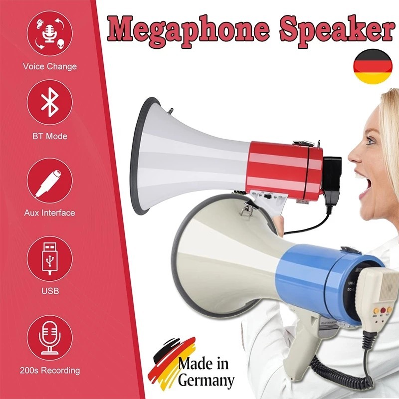 Handheld High Quality Big Megaphone Speakers Inserted Bluetooth ...