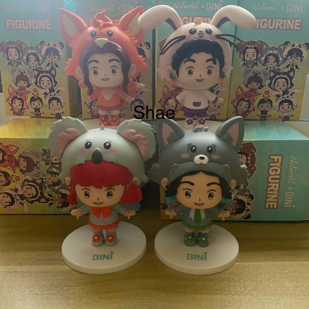 NBS X BINI OFFICIAL FIGURINE BLIND BOX have Mikha, Colet, Gwen & Sheena ...