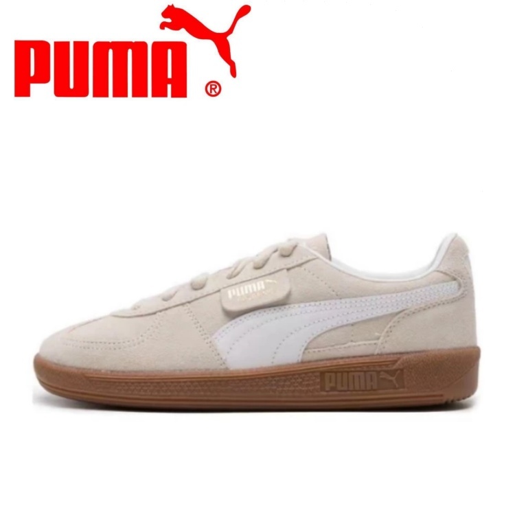 PUMA Palermo LTH Unisex Low Cut Beige Sneakers Casual Shoes | Shopee ...