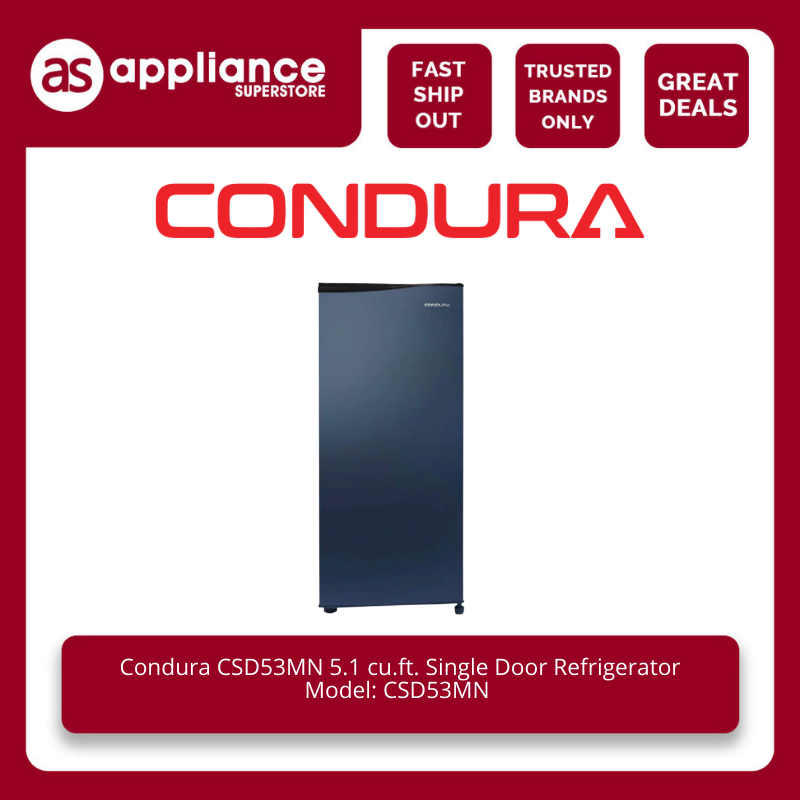 Condura CSD53MN 5.1 cu.ft. Single Door Refrigerator | Shopee Philippines