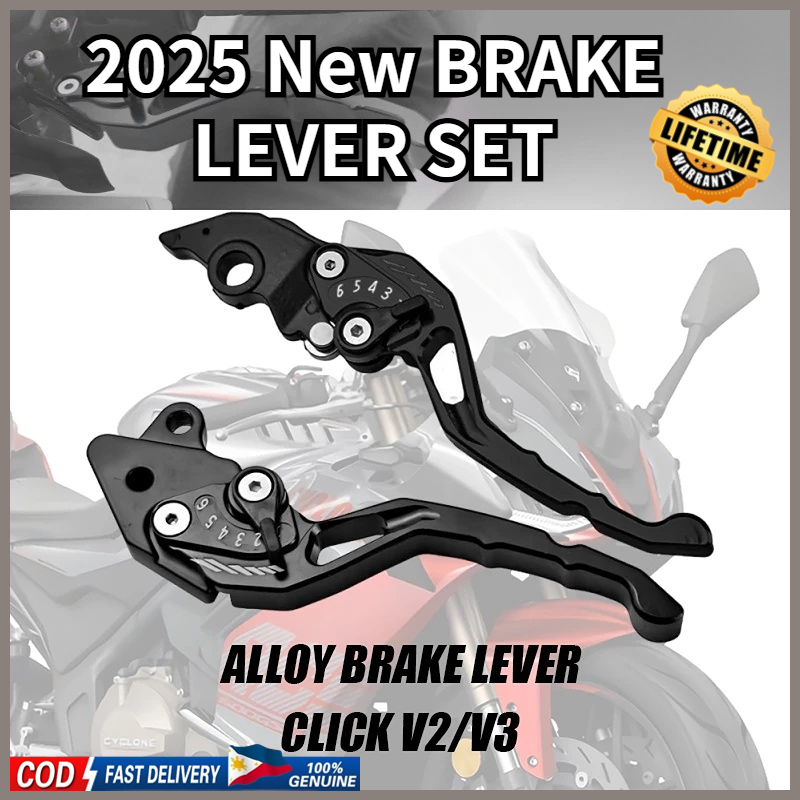 2026 New CLICK V2 / CLICK V3 COMBI CNC ALLOY BRAKE LEVER SET FOR CLICK ...