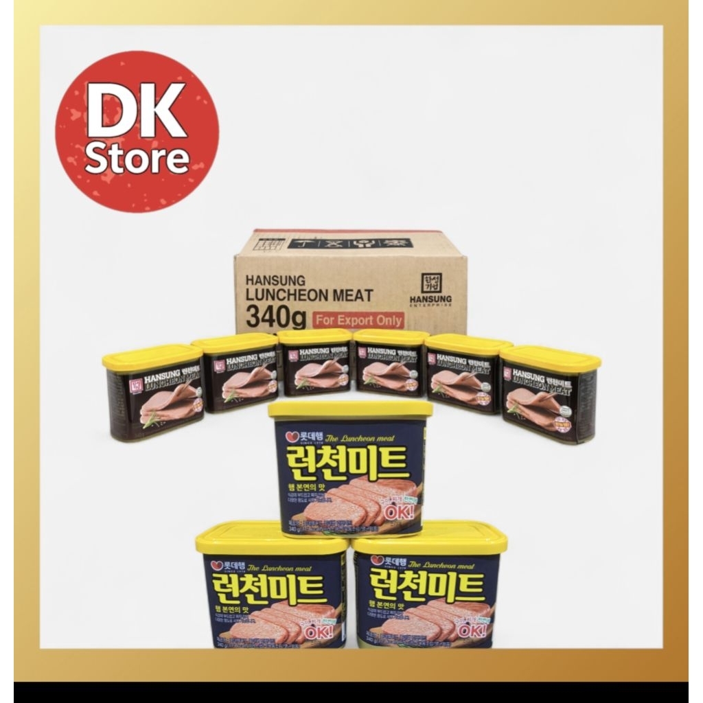 Korean Luncheon Meat 340g | Hansung / Lotte | Shopee Philippines