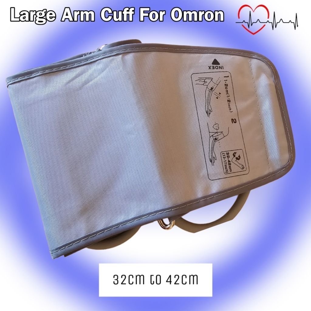 LARGE ARM CUFF for OMRON BP (22cm to 42cm)UNIVERSAL (ACTUAL VIDEO ...