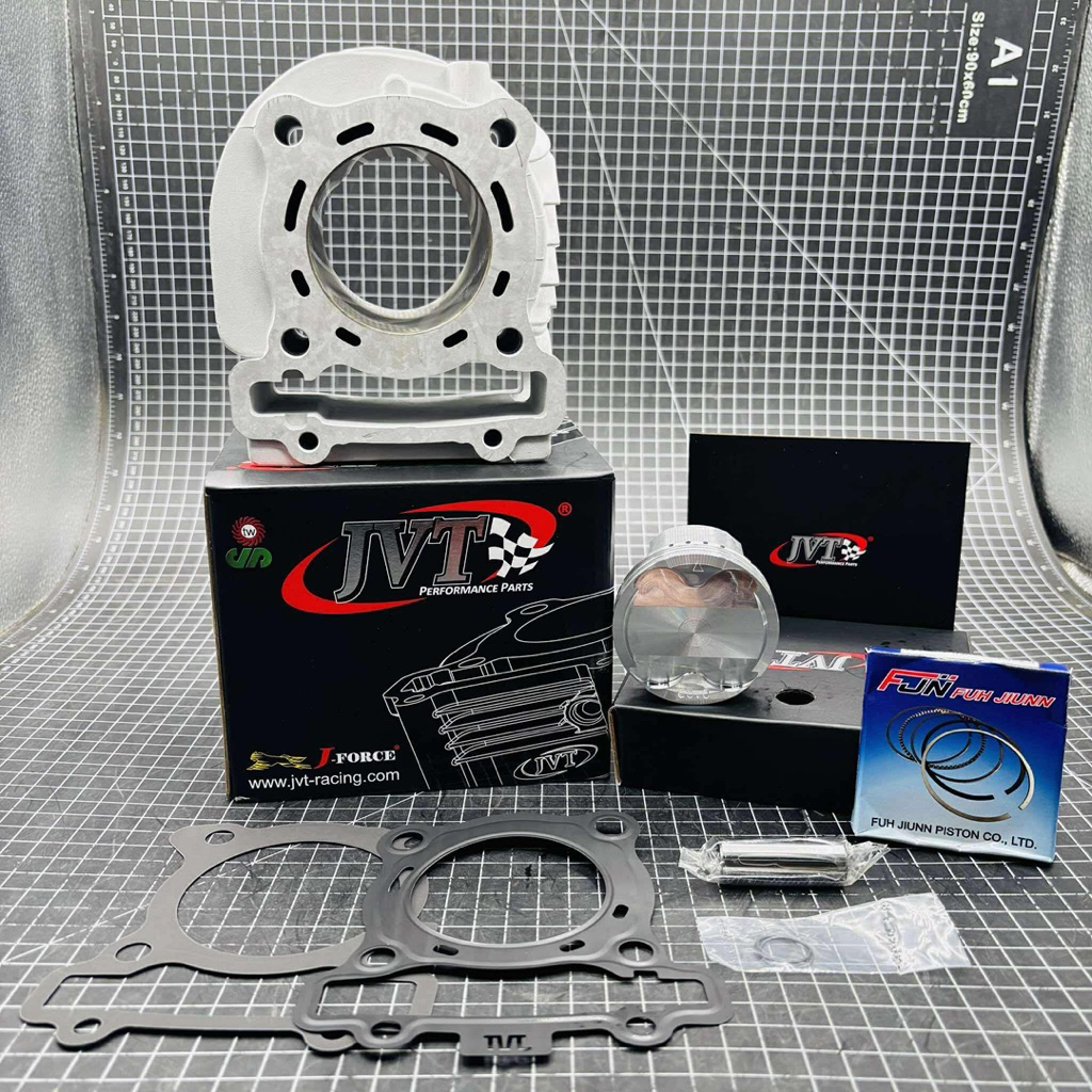 JVT CYLINDER BLOCK 63MM CHROMEBORE with COOLING PIN FOR NMAX / AEROX ...