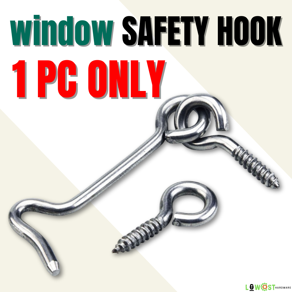 Window Door Hook Lock High Quality Hardware Tools LOWCOST HARDWARE ...