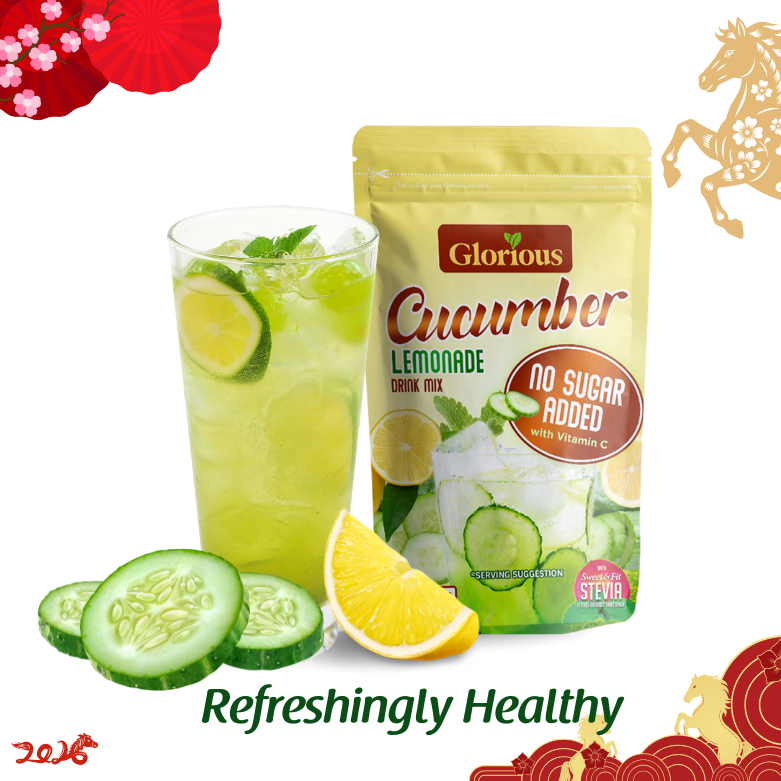Glorious Cucumber Lemonade Drink Mix 360g | Shopee Philippines