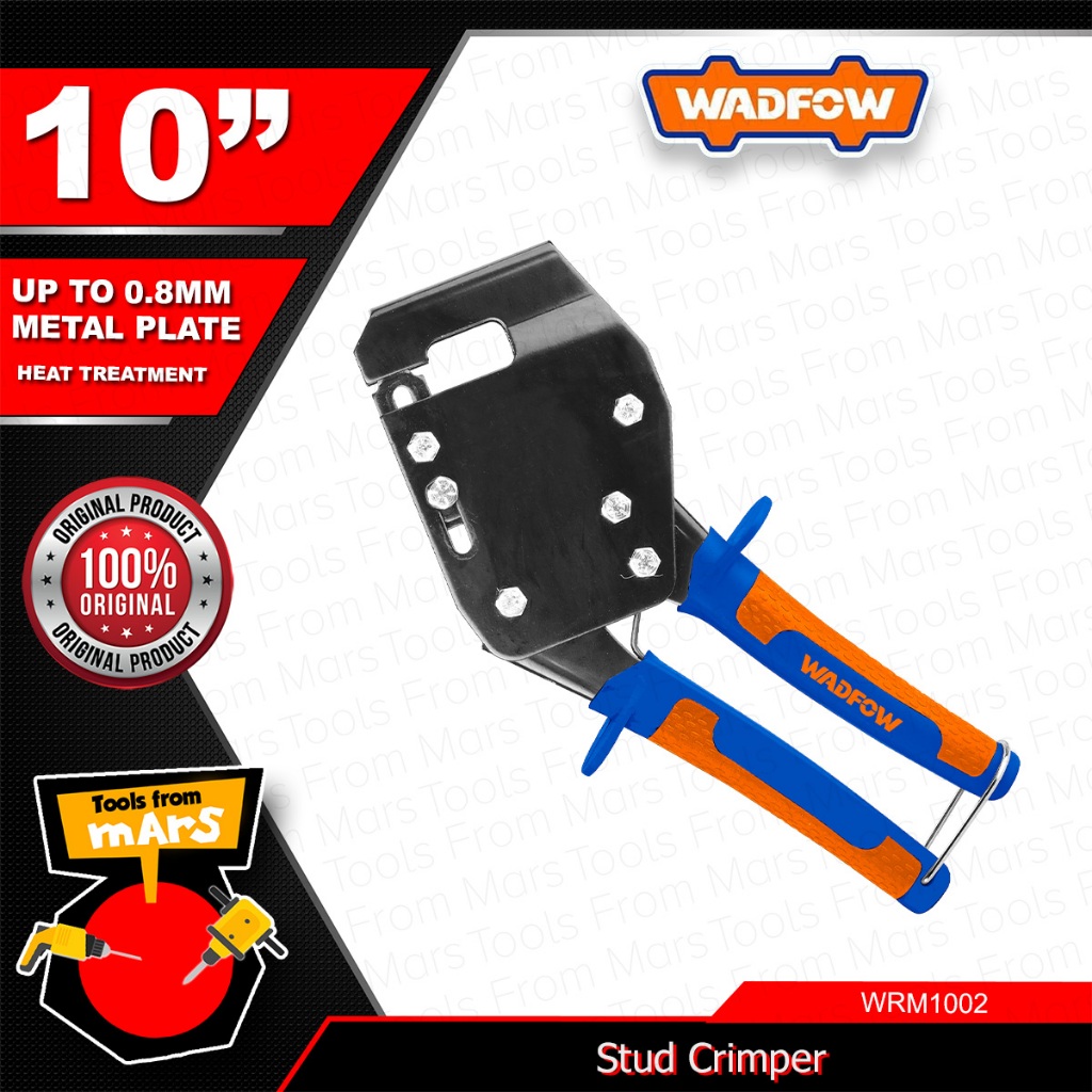 WADFOW Stud Crimper 250mm Metal Stud Furring Crimping Punch Press ...