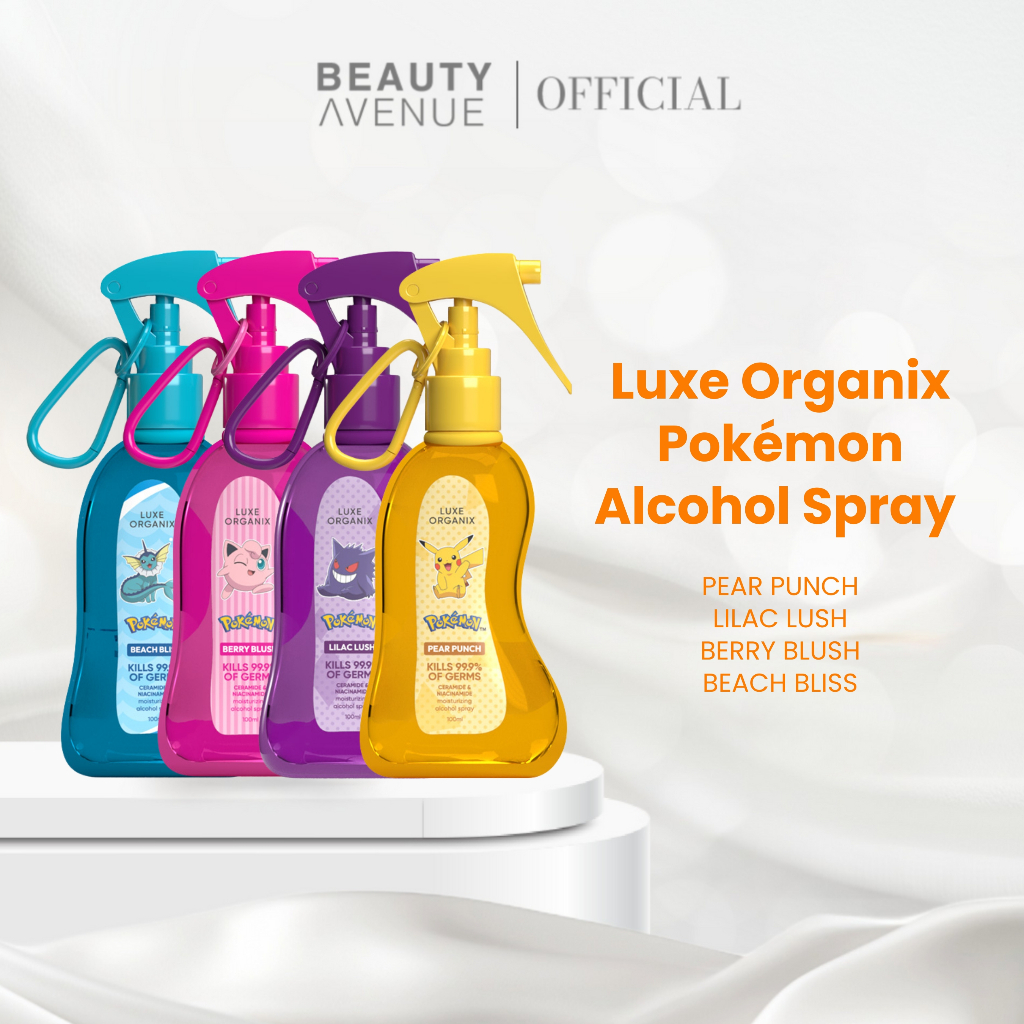 Luxe Organix Pokémon Alcohol Spray | Shopee Philippines