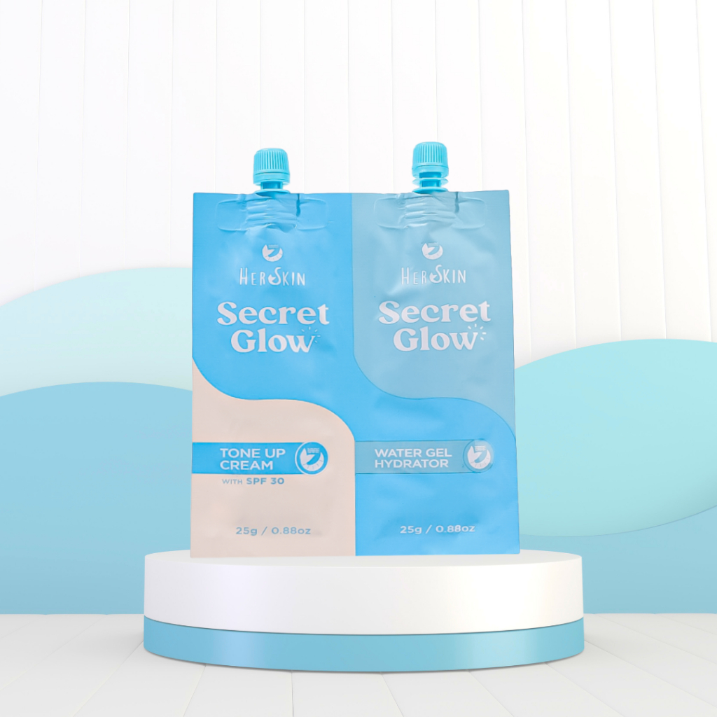 Herskin Secret Glow Twin Pack (Water Gel Hydrator and Tone Up Cream ...