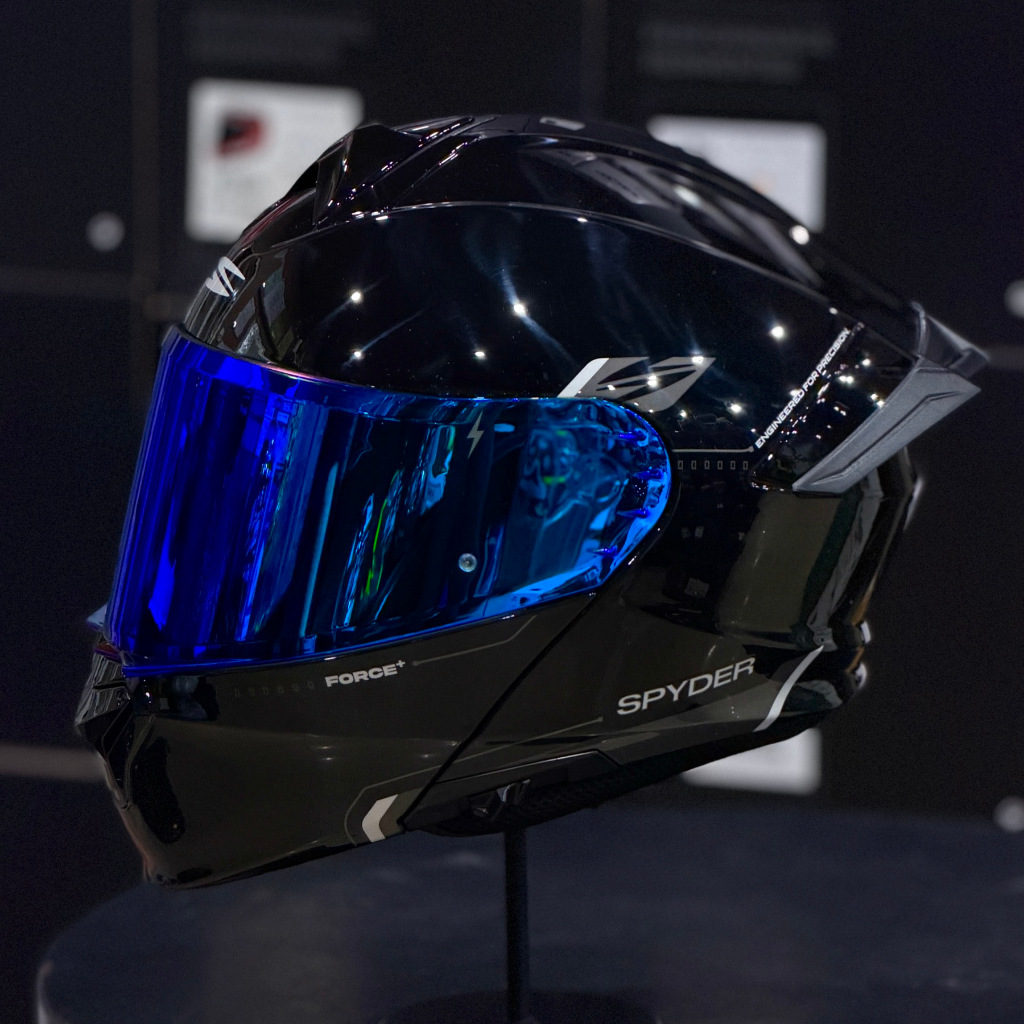 Spyder Force+ V3 Helmet for Motorcycle Modular Dual Visor with Extra ...