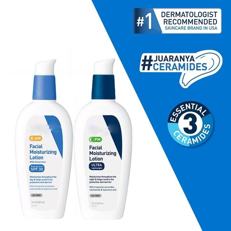 AM/PM Facial Moisturizing Lotion For Face Moisturizer Sunscreen UV ...