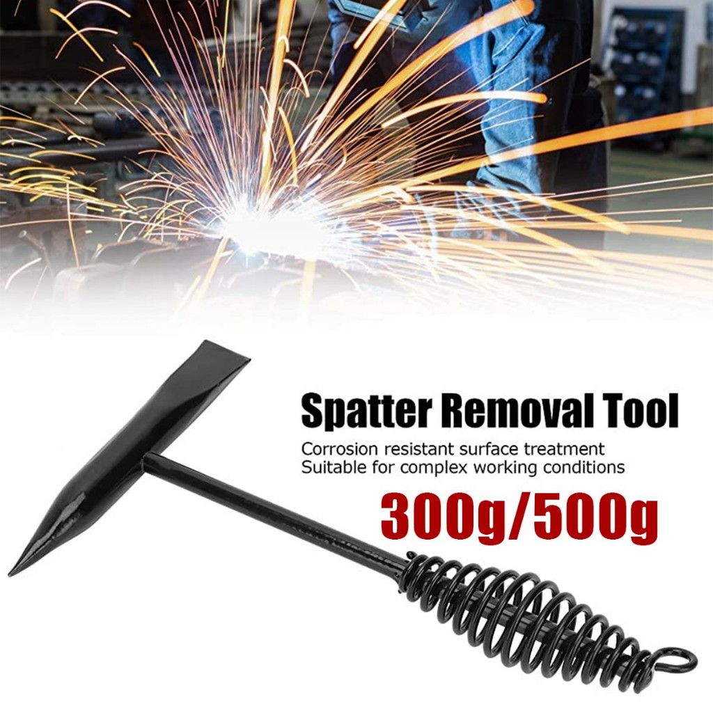 Spring Handle Heavy Duty Welding Chipping Hammer 500g Industrial Grade ...