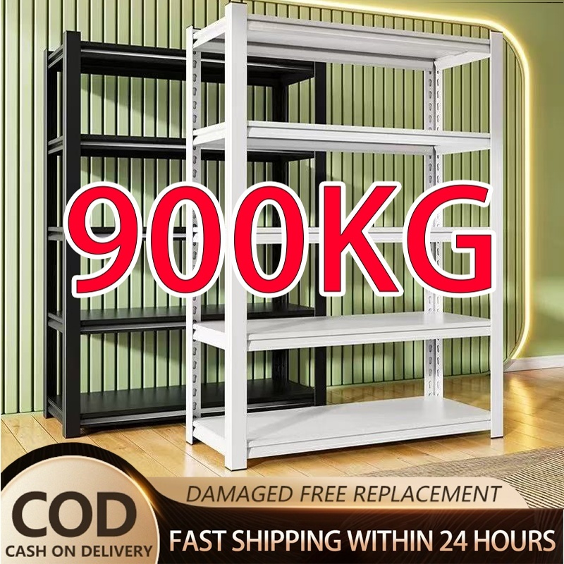 Metal Rack Boltless Steel Organizer Rack Adjustable Height 6 Layers ...