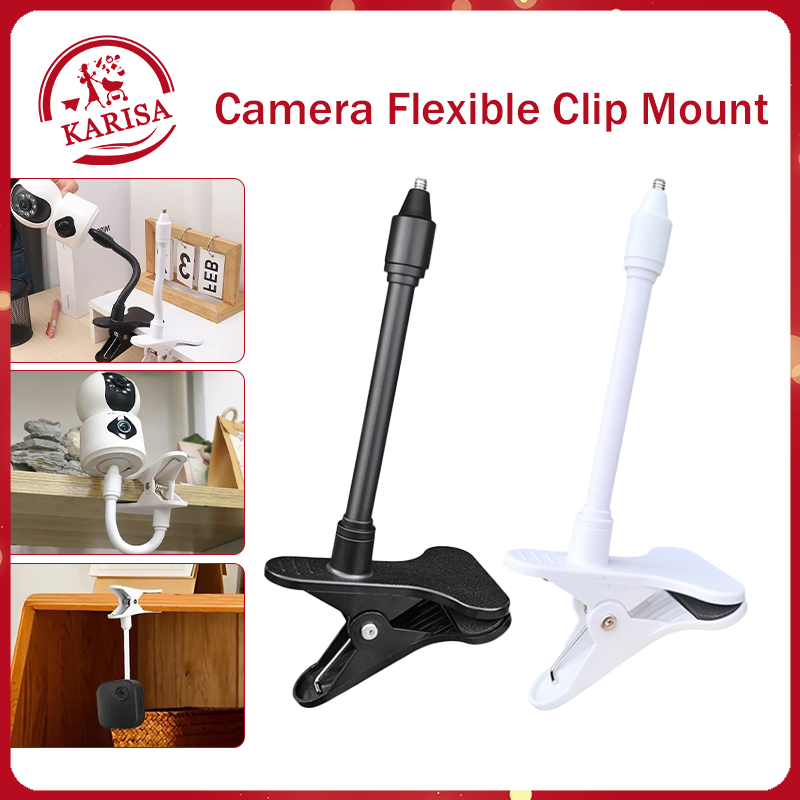 Adjustable Flexible Monitor Webcam Clamp Portable Monitor Camera Holder ...