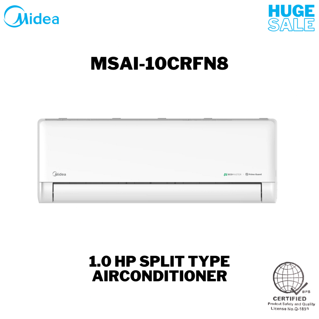Midea MSAI-10CRFN8 AVIGATOR 1.0 HP Split type Airconditioner (unit only ...