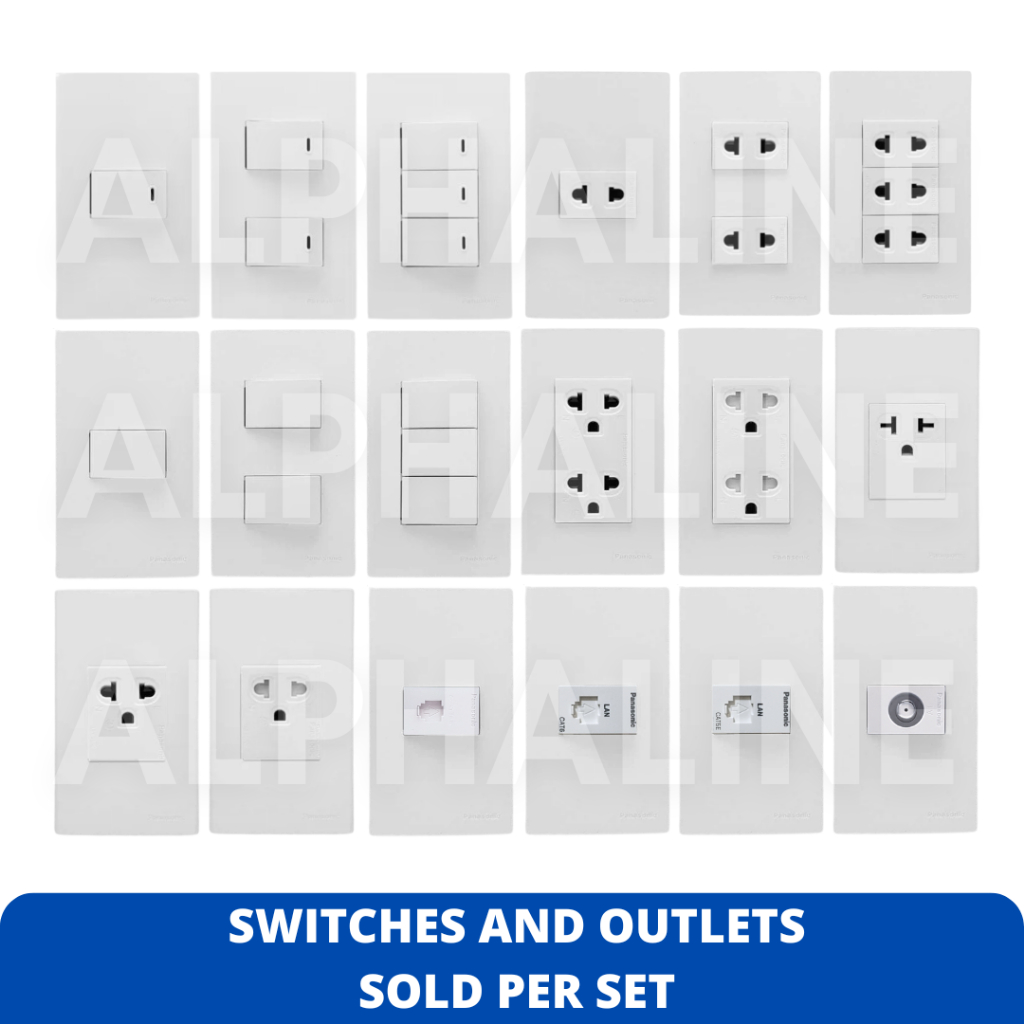 WIDE SERIES PANA Universal Outlets and Switches | Shopee Philippines
