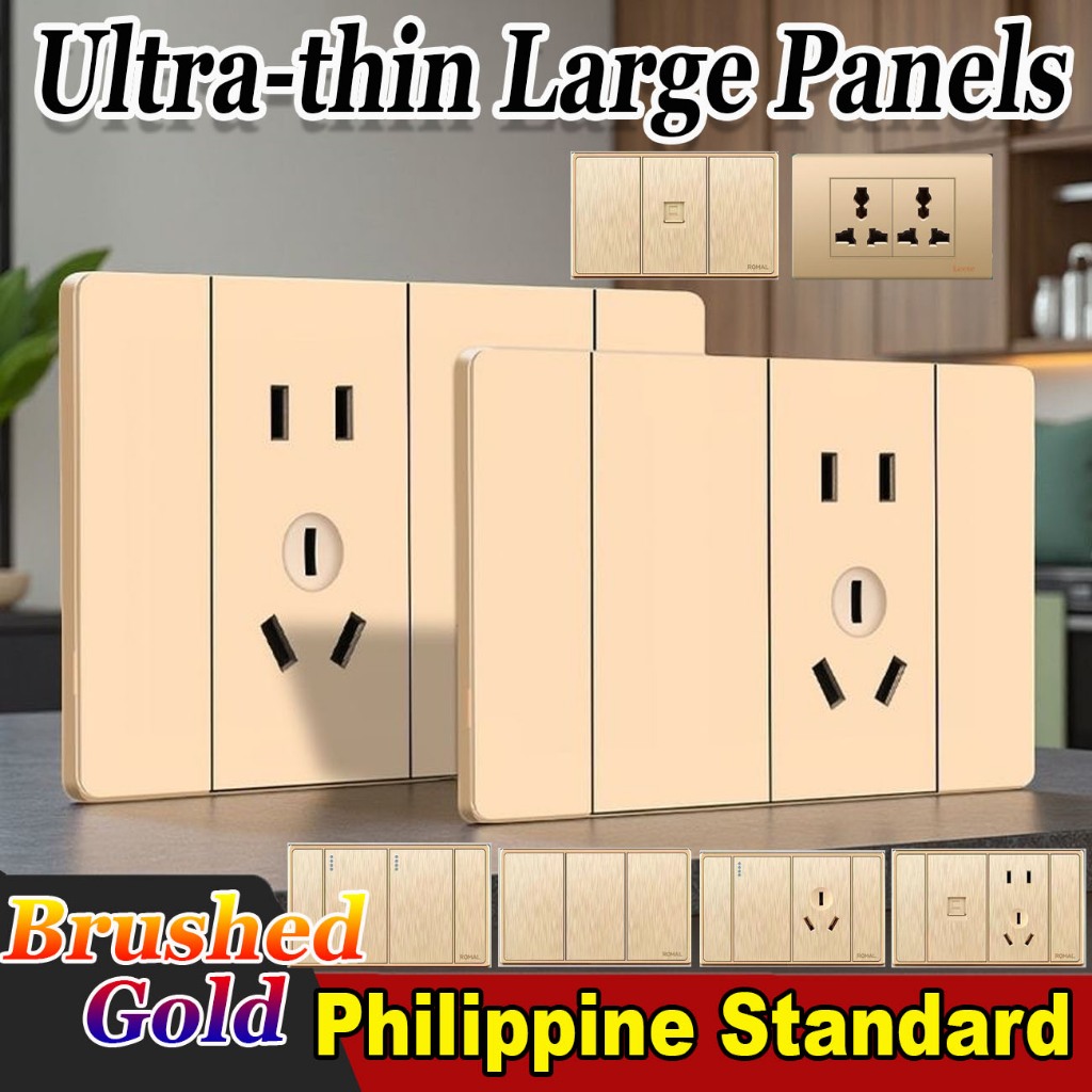 Philippine Electrical Standards Wall Socket Mix & Match 220V Universal ...