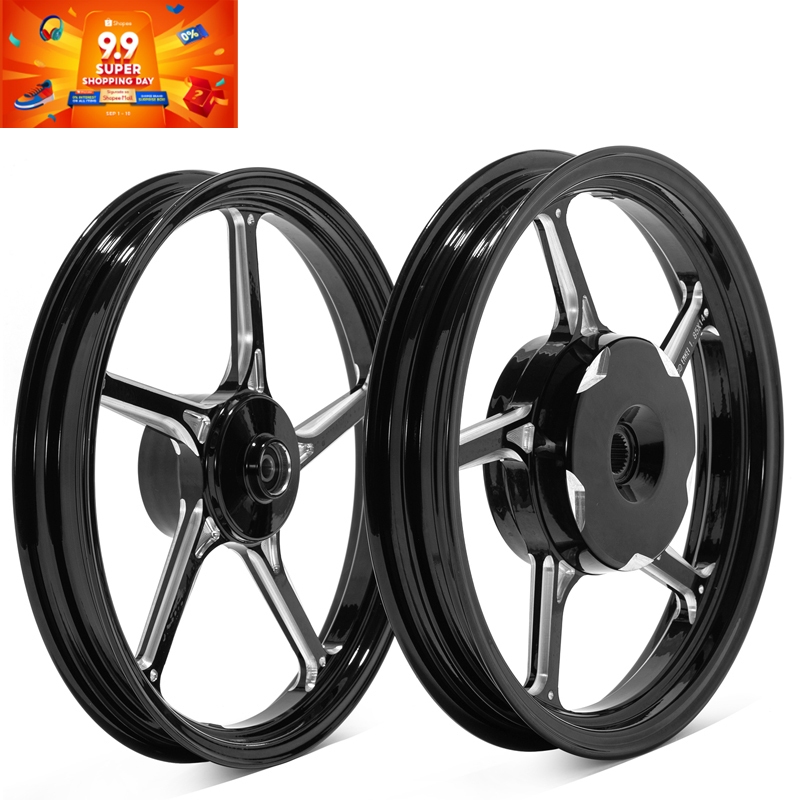 Enkei 511 CNC Mags Click 125i Front Disc Rear Durm 1.6*1.85*14 5 Spokes ...