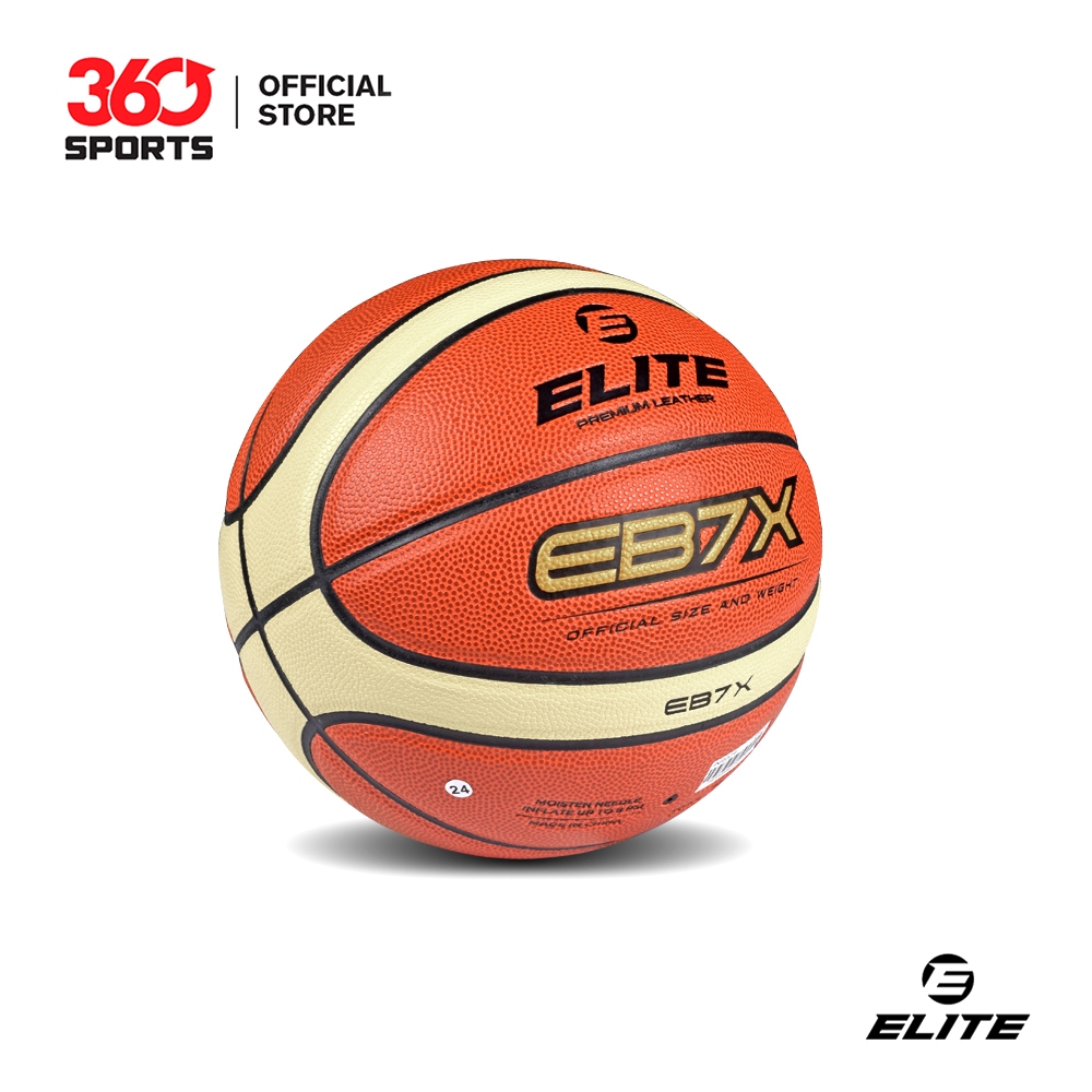 Elite EB7X 12 Panel Leather Basketball Ball | Shopee Philippines
