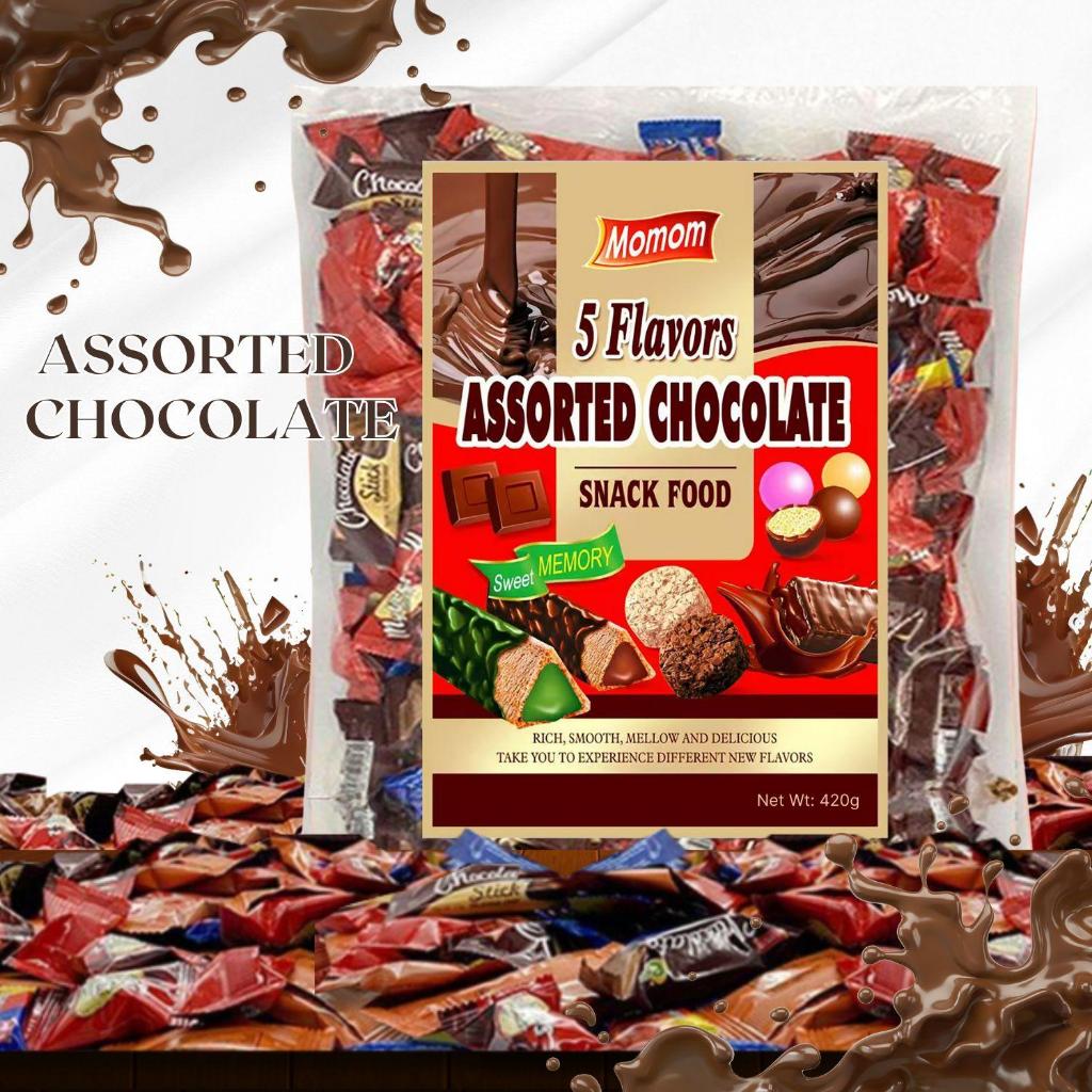 5 Flavors Assorted Chocolate 420 Grams Snack Dessert | Shopee Philippines