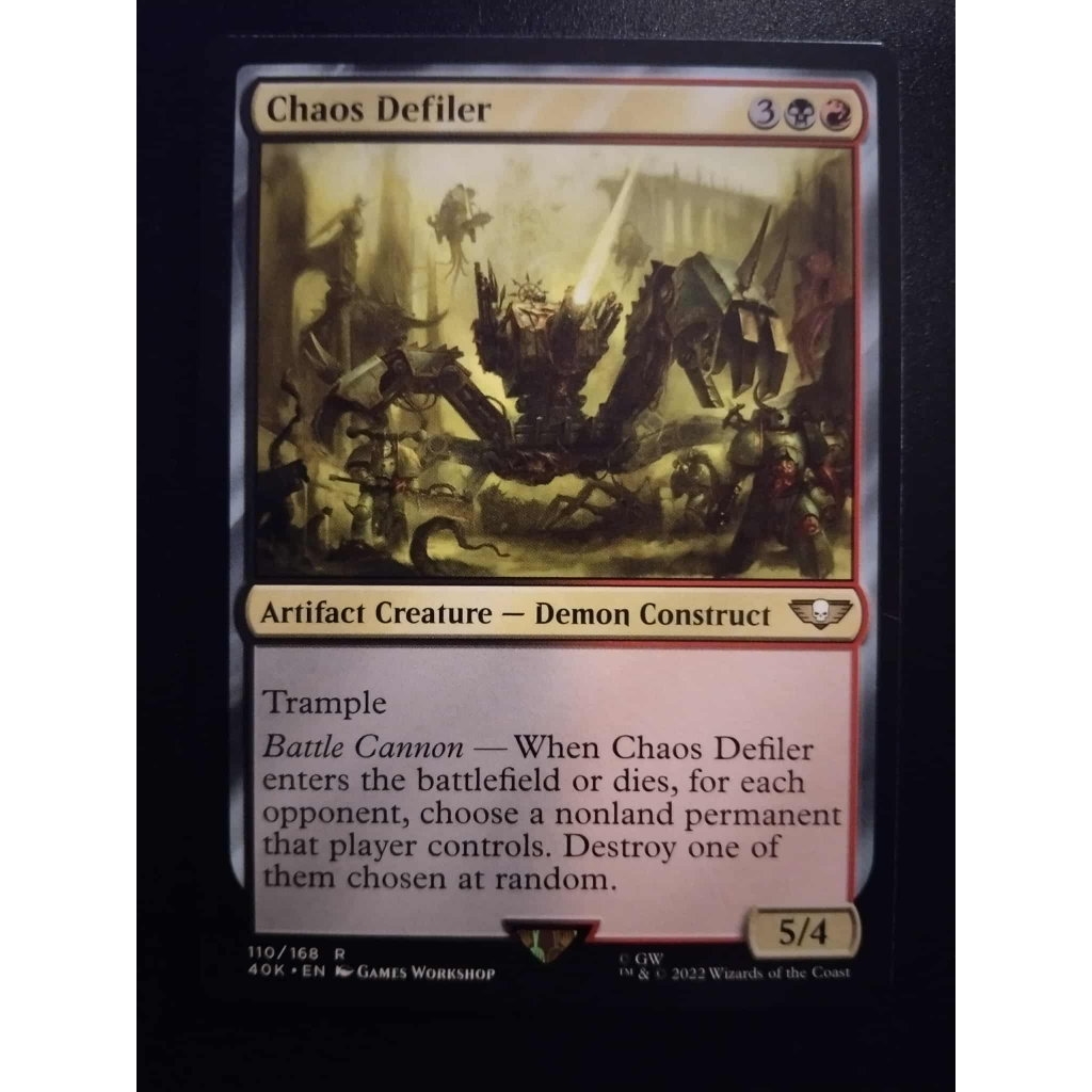 MTG CHAOS DEFILER (WRH 40K SET) | Shopee Philippines
