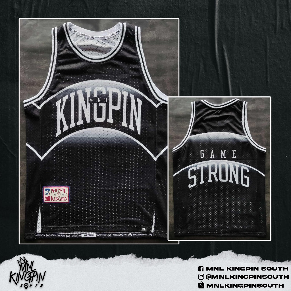 MNL Kingpin Logo Black Jersey (New Fabric) | Shopee Philippines