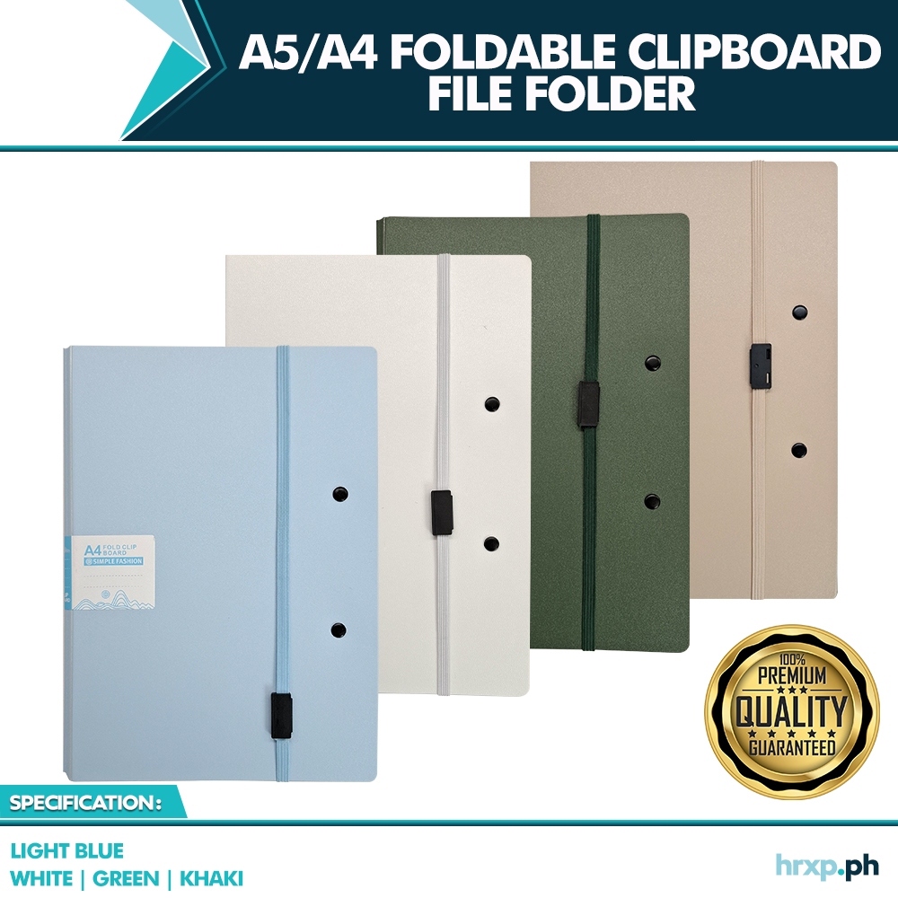 File Folder with Secure Elastic Strap to Prevent Document Loss Paper ...