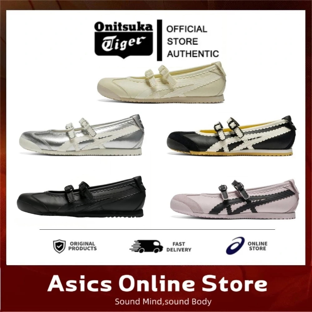 【100% Authentic】𝐎𝐧𝐢𝐭𝐬𝐮𝐤𝐚 Tiger Black White Women's Mary Jane Causal Shoes M66 Tgrs | Shopee ...